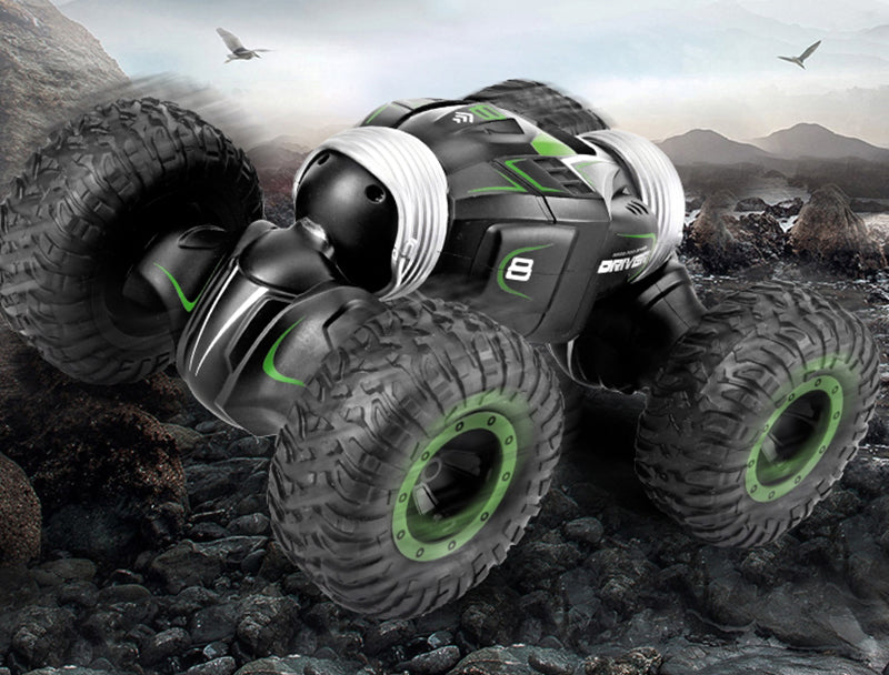 Rechargeable 4WD Stunt Off-road Remote Control Car with Lithium Batter ...